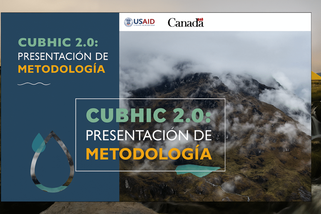 CUBHIC 2.0: Cuantificación de Beneficios Hidrológicos de Intervenciones ...